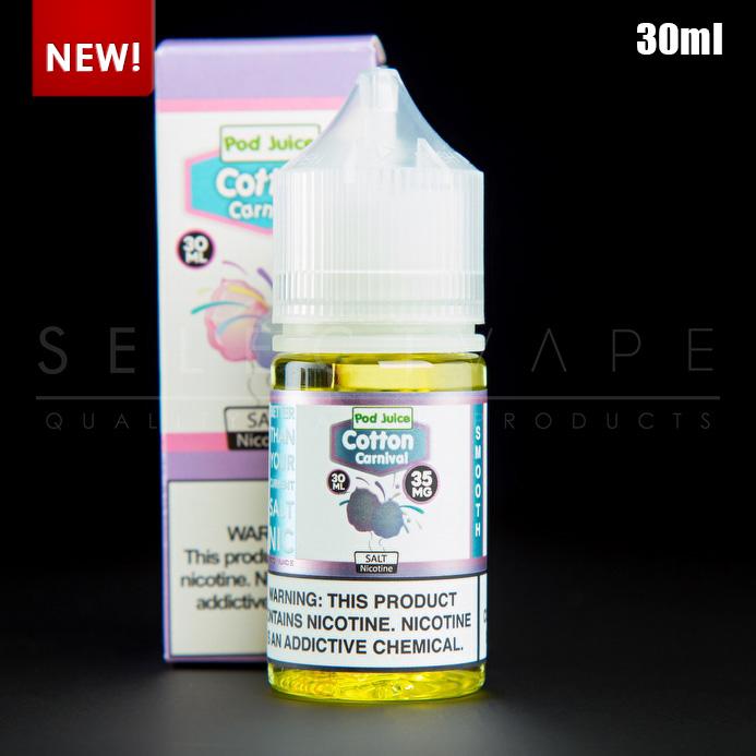 Pod Juice - Cotton Carnival Nic Salt 30ml - Select Vape