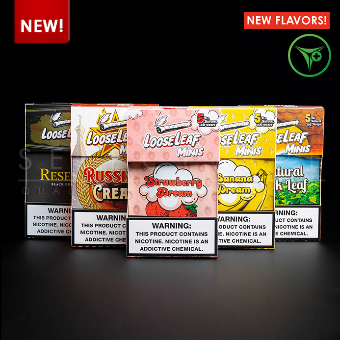 Looseleaf Leaf Wraps 8ct Box - Select Vape